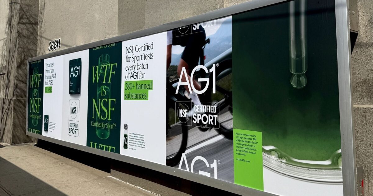 NSF Certified for Sport® Takes Center Stage in AG1 Campaign | NSF